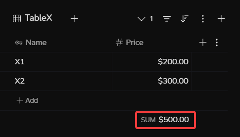 How to retrieve SUM value with SQL Query in Embedded Block? - LiuYun