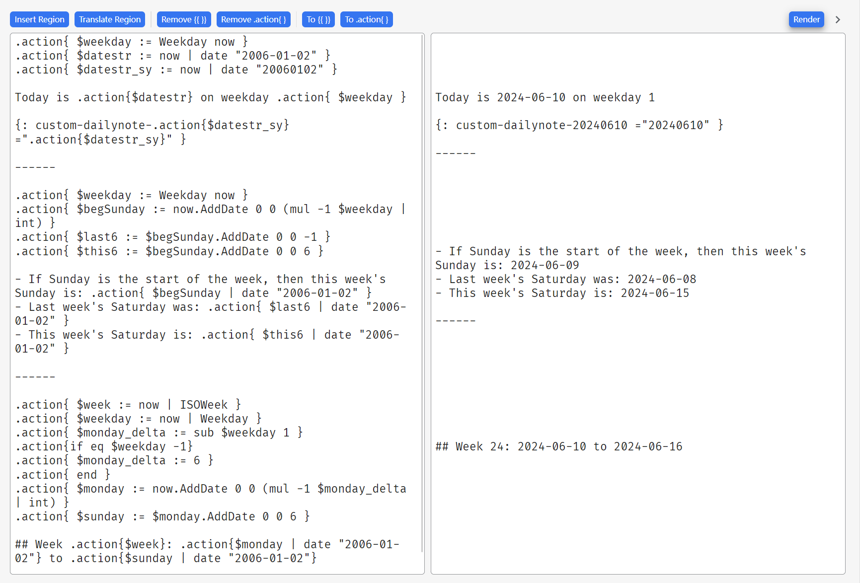 SiYuan Template Function Guide for Newcomers: Template Synt - LiuYun